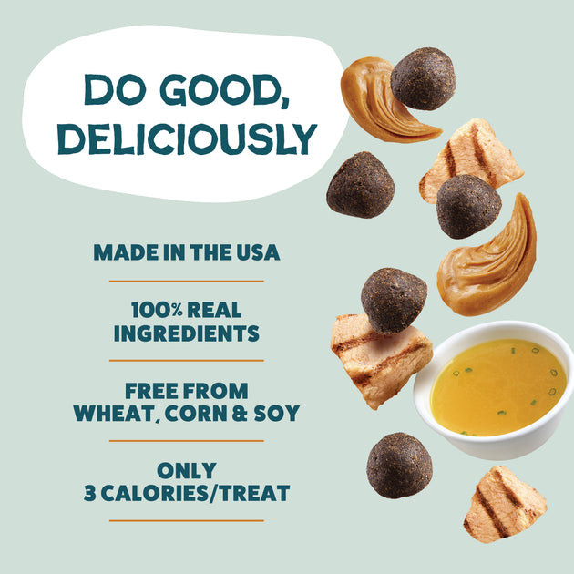 Peanut Butter Bliss Bone Broth Bits – Shameless Pets