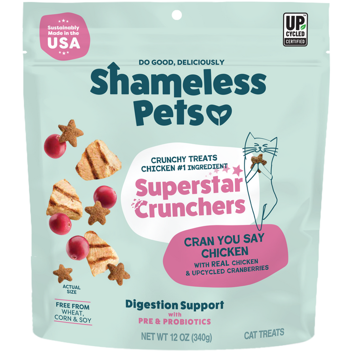 Upcycled Cat Treats with Chicken, Lobster and Salmon - Shameless Pets